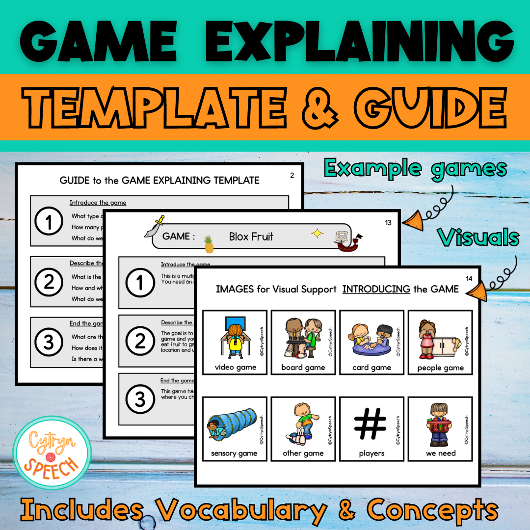Game Explaining Template - Cytryn Speech